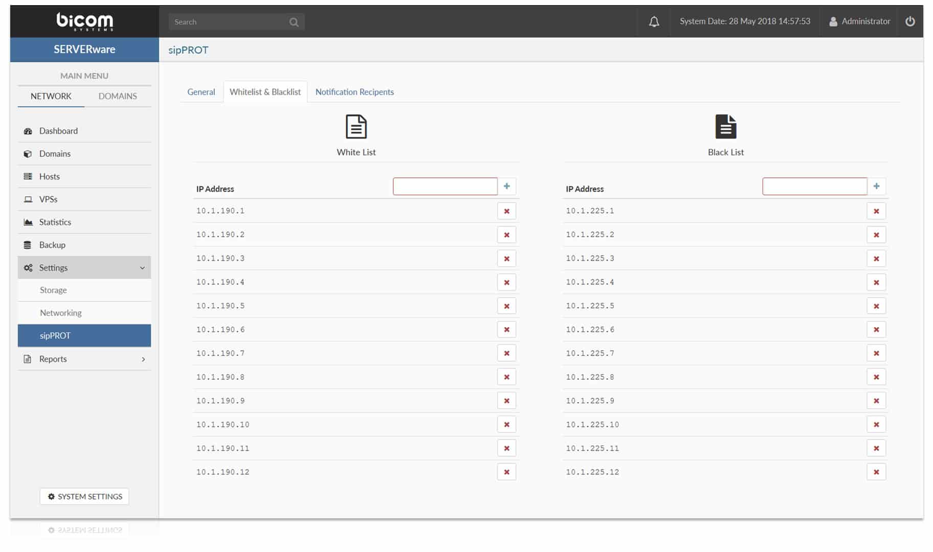 Notre logiciel de protection SipPROT | Bicom Systems